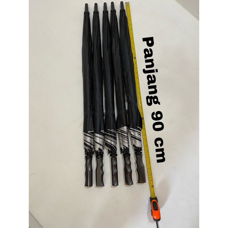 Jual Payung Panjang Hitam Polos ukuran Besar | Shopee Indonesia