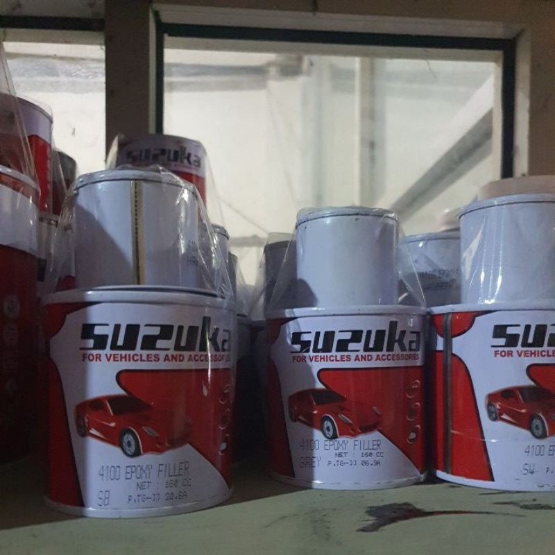 Jual CAT DASAR DEMPUL SEPEDA MOBIL EPOXY FILLER SUZUKA 200cc | Shopee ...
