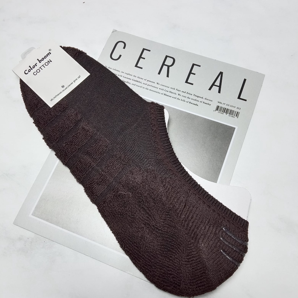 Jual Kaos Kaki pendek tebal Serat Bamboo handuk / Kaos kaki hidden Pria Wanita / kaos kaki arang ...