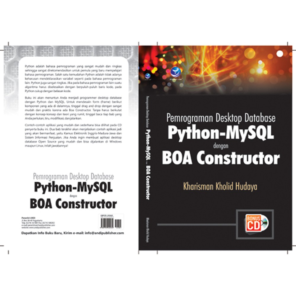 Jual Pemrograman Desktop Database Python-MySQL Dengan BOA Constructor+cd | Shopee Indonesia