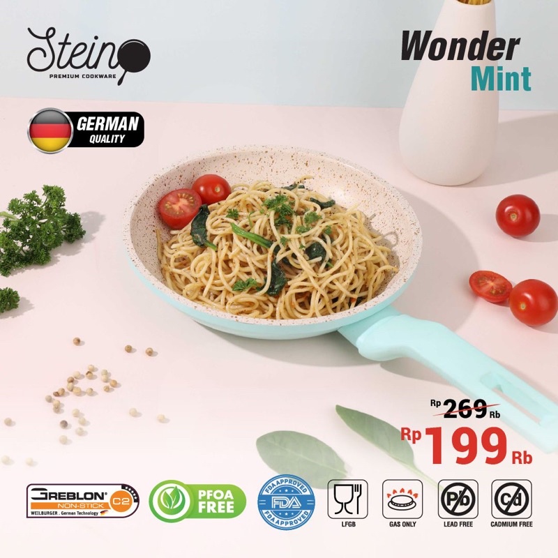 Jual Stein Steincookware Wonderpan Frypan 20cm Wonder Pan | Shopee ...