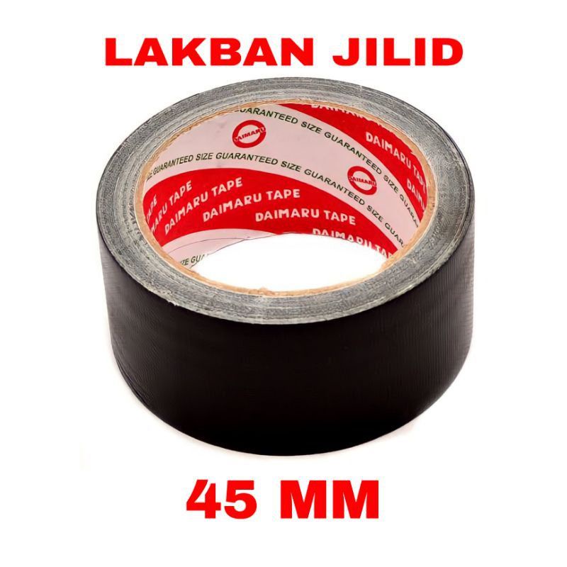 Jual LAKBAN KAIN HITAM Lakban Jilid Solasi Kain Cloth Tape Lakban Kuat ...
