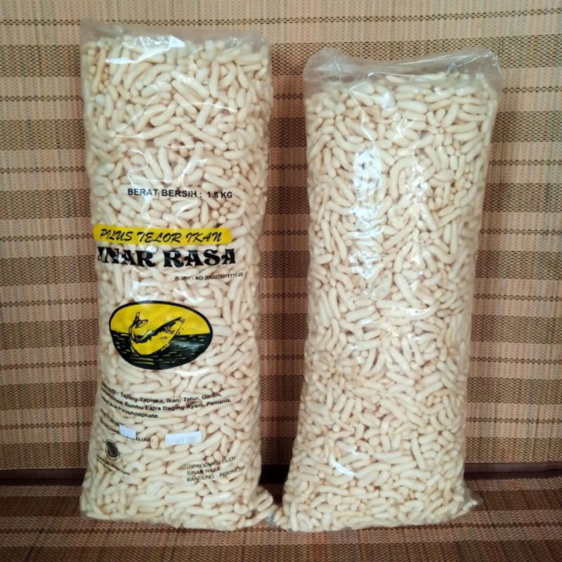 Jual KERUPUK PILUS TELOR IKAN SINAR RASA 1,8 KG MURAH READY PEKANBARU ...