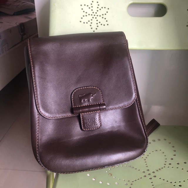 Jual Leather Backpack BF | Shopee Indonesia