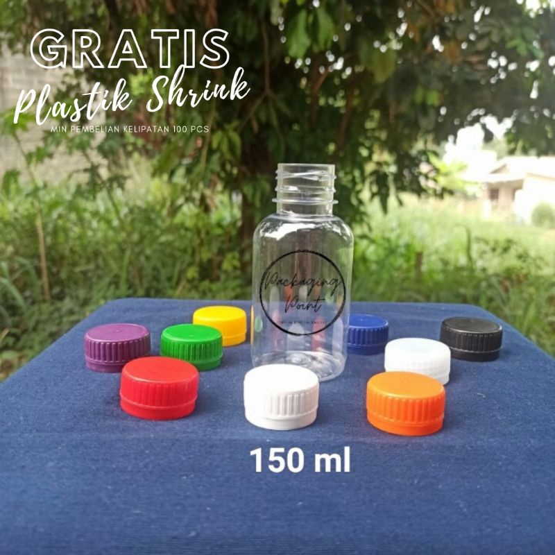 Jual Botol PET Plastik pudot 150 ML / pelastik dot 150ml - isi ulang ...
