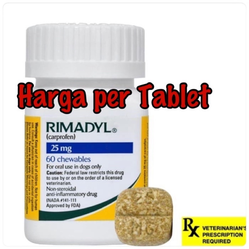 Jual rimadyl per tablet | Shopee Indonesia