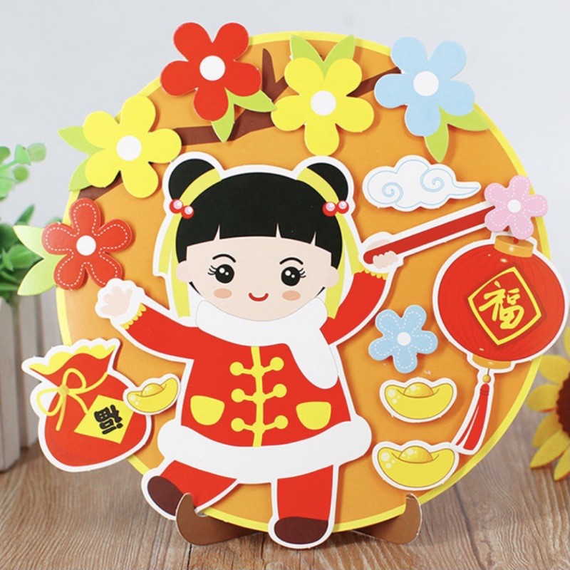 Jual DIY natal Paper plate imleknya christmas kerajinan tangan craft ...