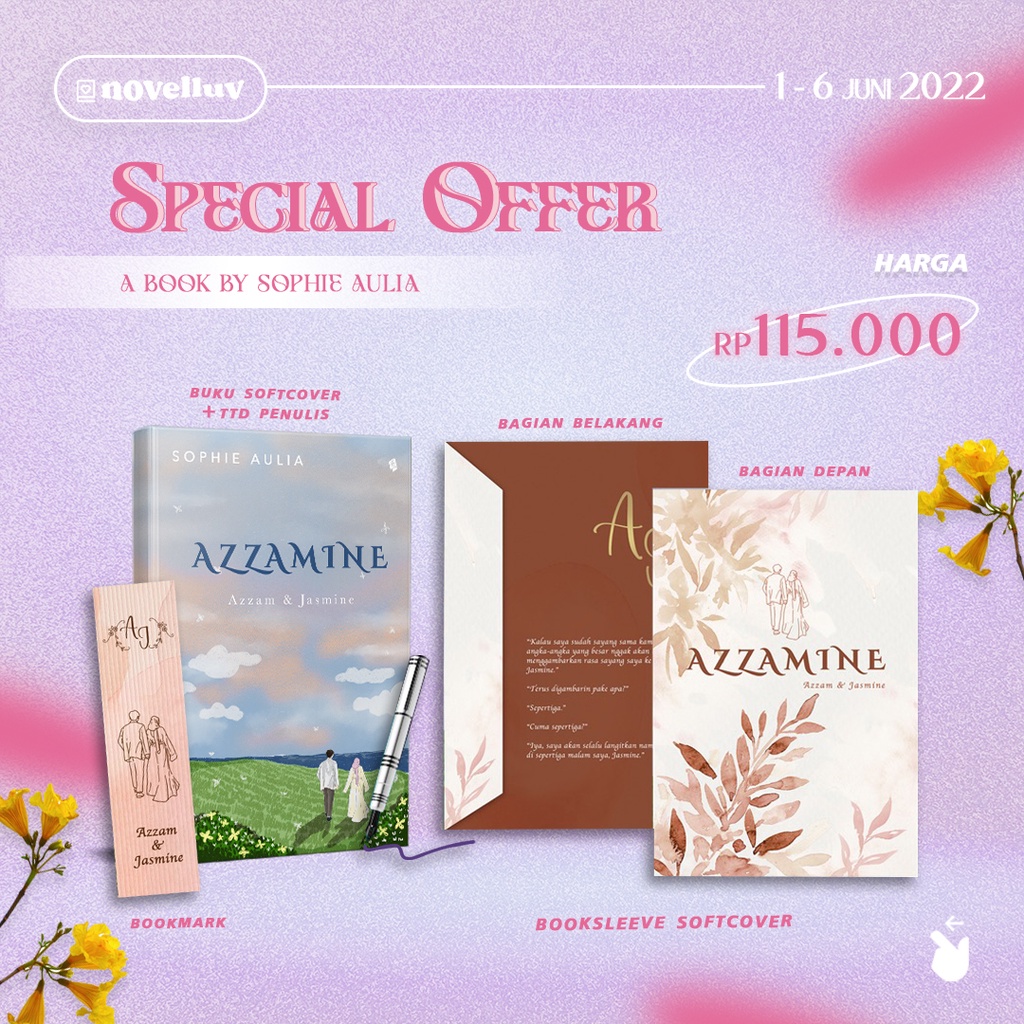 Jual Novel Azzamine by Jupiww Novel AU Alternate Universe Twitter Viral ...