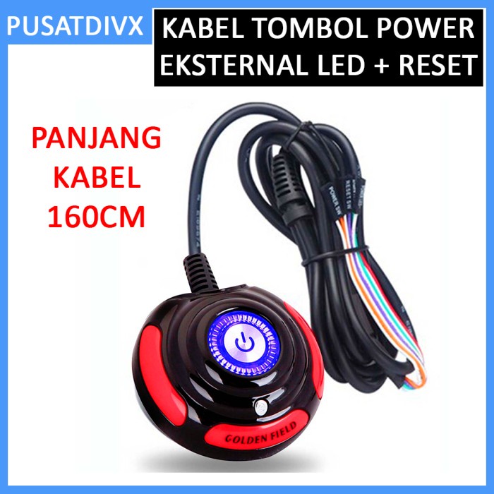 Jual Kabel Tombol Power Switch Komputer Pc Desktop With Led | Shopee ...