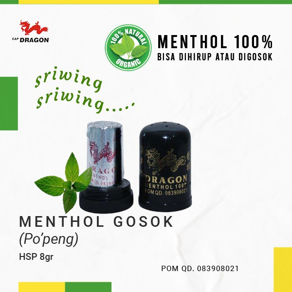 Jual Dragon Menthol HAP HSP 8 gr 1 lusin 12 pcs | Shopee Indonesia