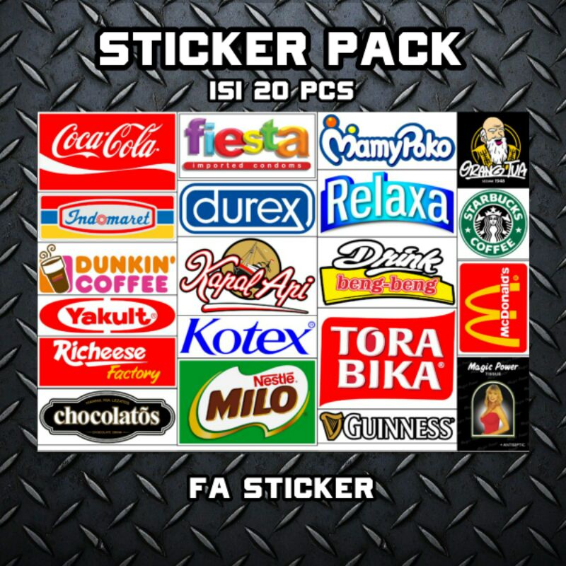 Jual Stiker Racing Pack Sticker Racing Hologram Stiker Sponsor Stiker ...