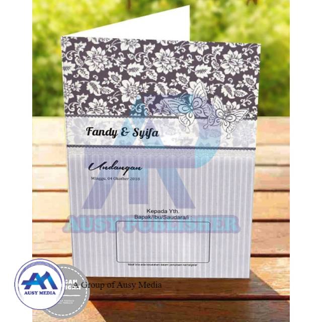 Jual Cetak Undangan Pernikahan / Rustik / Blanko Undangan Erba 88147 ...