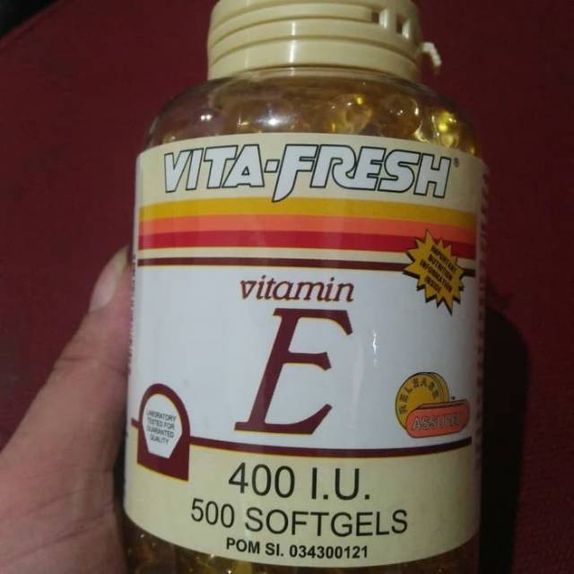 Jual Vitafresh vitamin E...asli vita fresh isi 500 softgel | Shopee ...