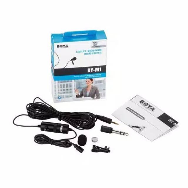 Jual Boya BY-MI 3.5 Mm lavalier Micropohone | Shopee Indonesia