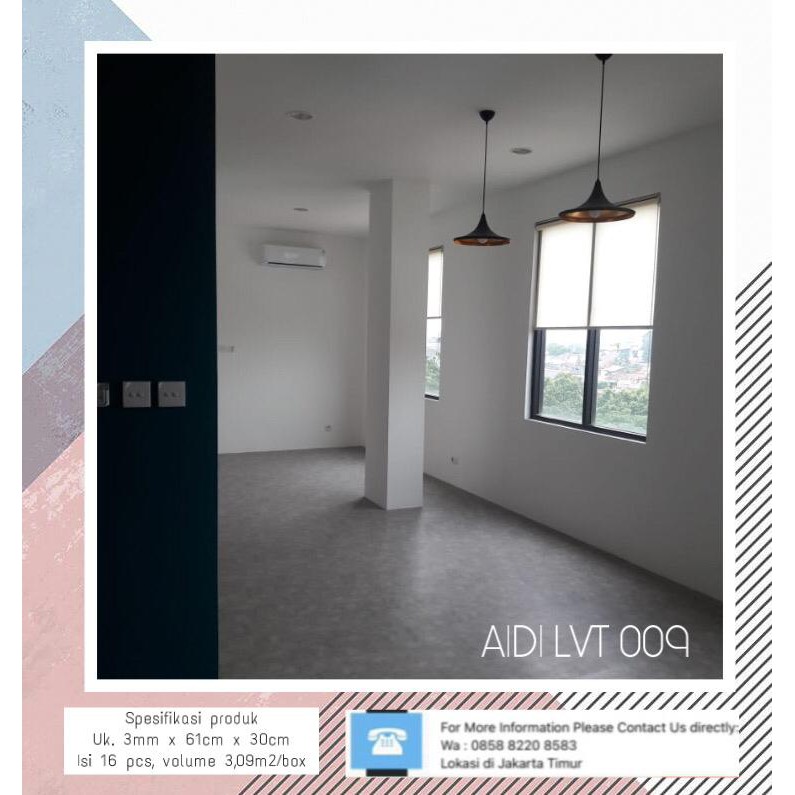 Jual Lantai Vinyl AIDI Motif Stone 3MM - LVT 009 | Shopee Indonesia