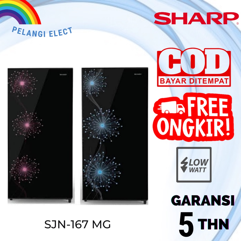 Jual KULKAS SHARP 1 PINTU SHARP SJX-167MG / 167MG GARANSI RESMI ...