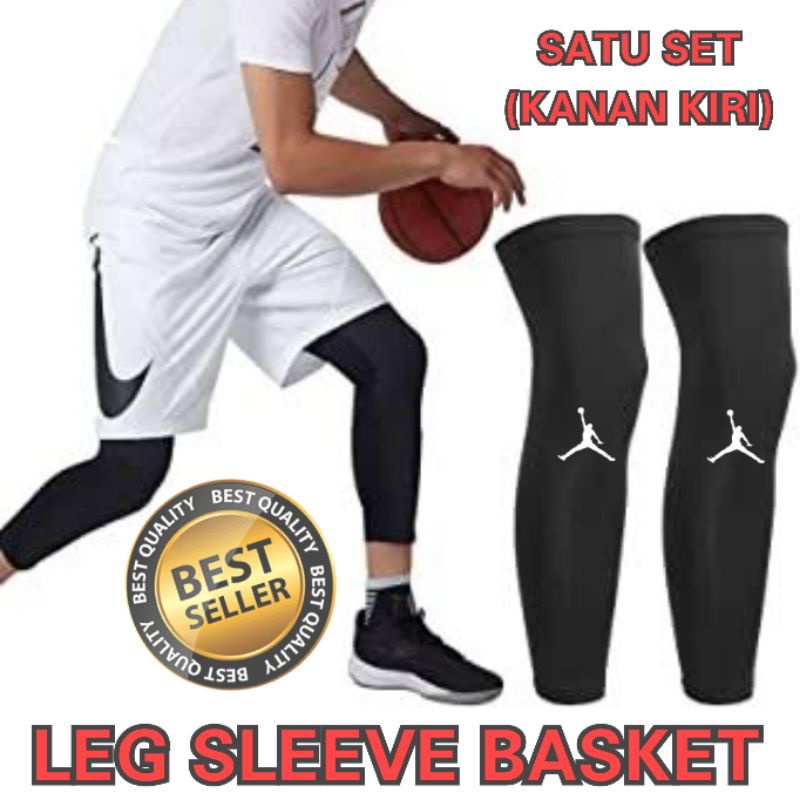 Jual Leg sleeve basket manset kaki olahraga basket badminton | Shopee ...