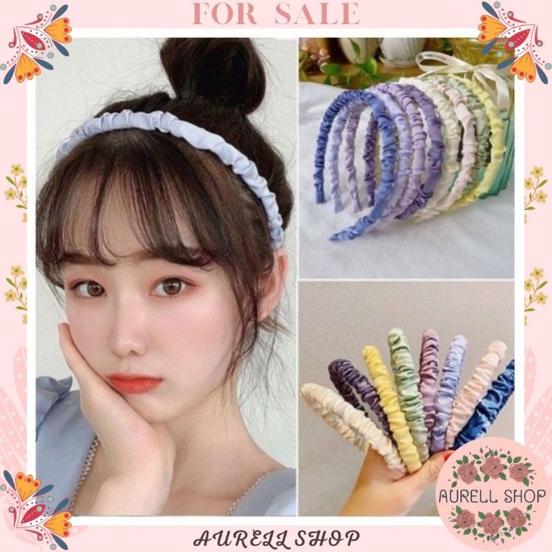 Jual (COD)Bando Korea Colorfull Headband Hair Accessories | Shopee ...