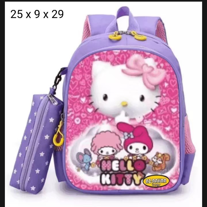 Jual Tas Ransel Sekolah Anak Perempuan Karakter Hello Kitty Tas Anak Perempuan Sekolah TK PAUD ...