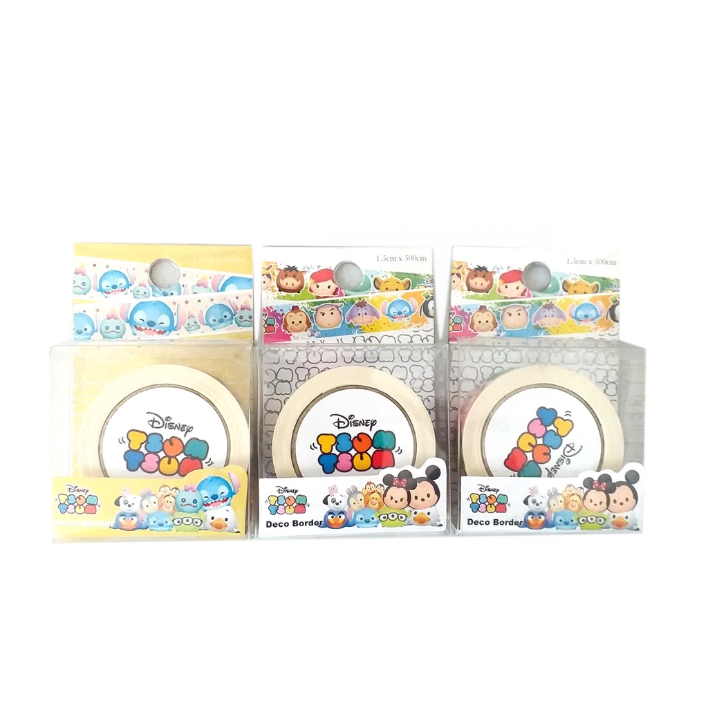 Jual DISNEY Tsum Tsum Stiker Dekorasi Deco Border Sticker Mixed ...