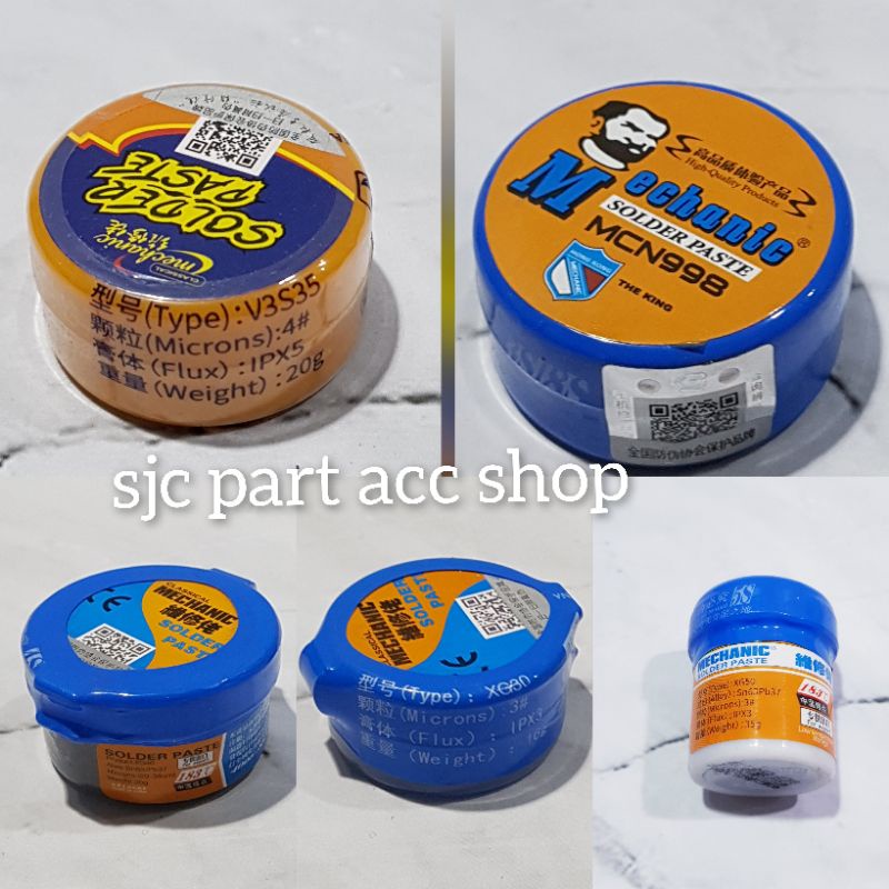 Jual Timah Cair / Timah Solder Pasta Mechnic 16gr/20gr/30gr/35gr/60gr ...