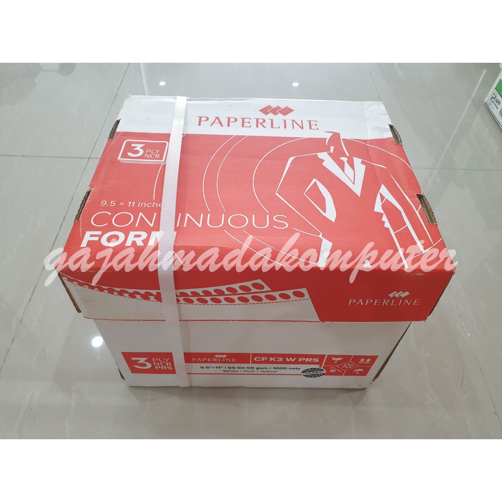 Jual Continuous form Paperline 9,5 x 11:2 3ply rangkap 3 CF K3 W PRS ...