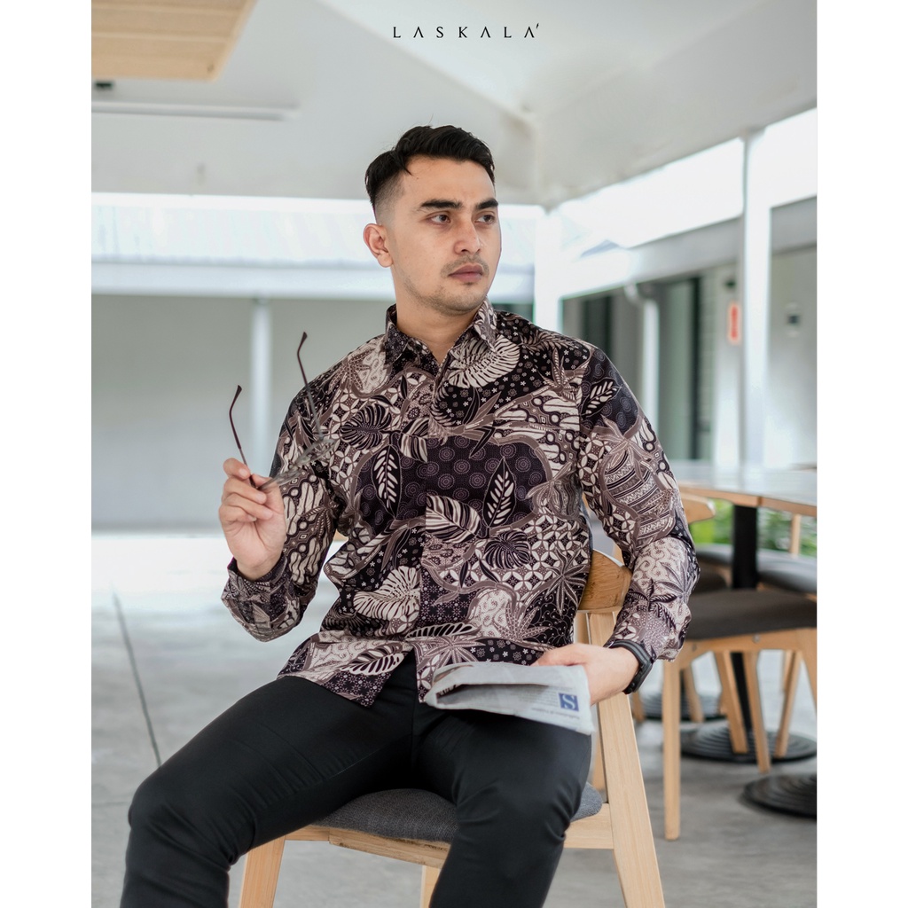 Jual Laskala Batik Premium Slimfit Adhinata K08A301 | Shopee Indonesia