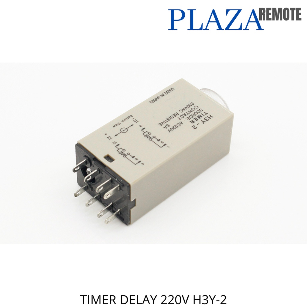 Jual DELAY TIMER RELAY 220VAC H3Y-2 1 DETIK - 60 MENIT TANPA SOCKET | Shopee Indonesia