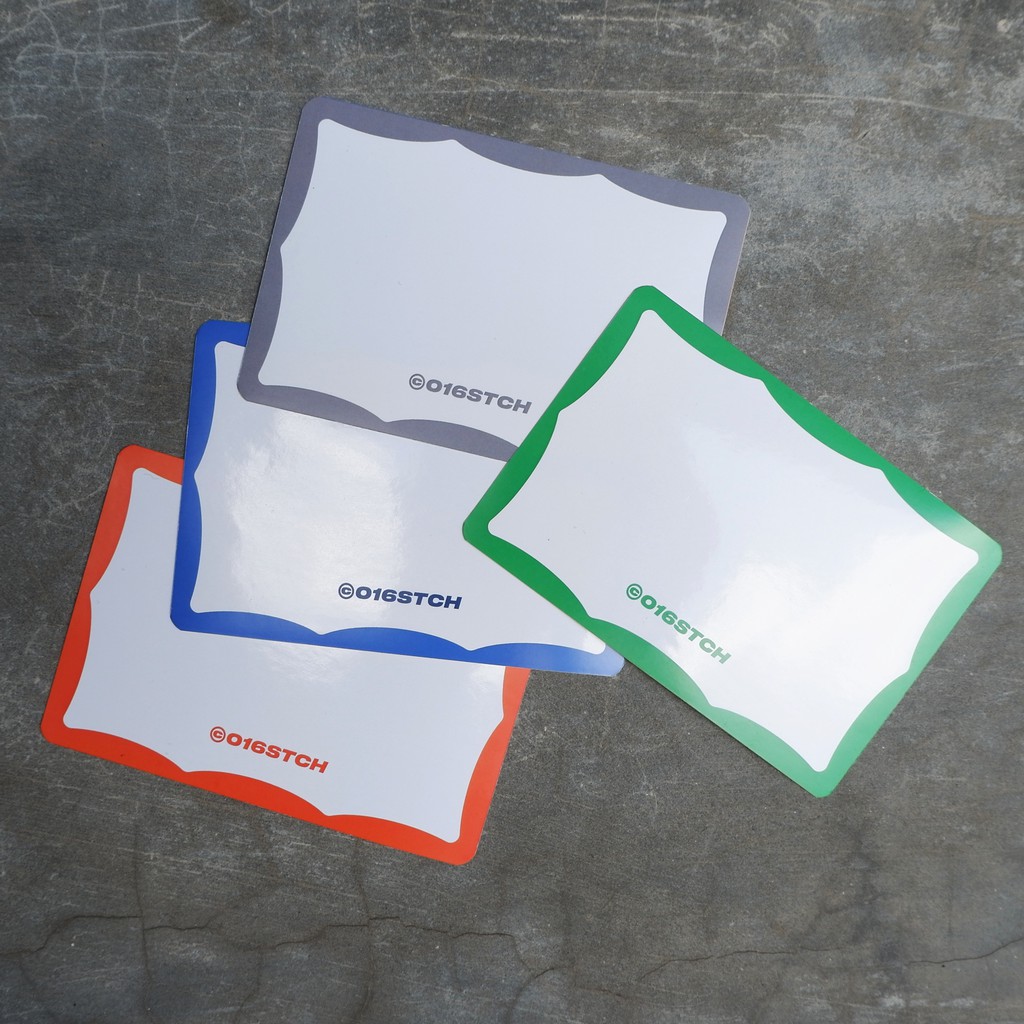 Jual Sticker slap sticker pack HELLO MY NAME IS frame 16pcs | Shopee ...