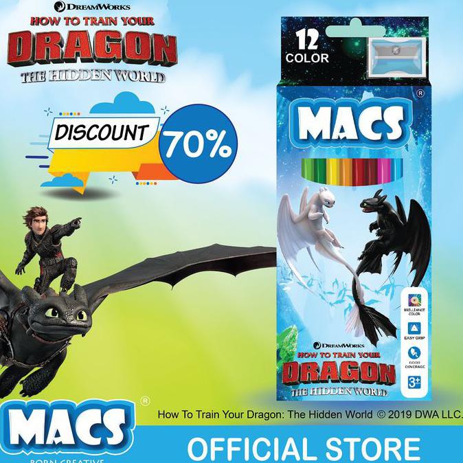 Jual How to Train Your Dragon: The Hidden World – Light Fury (12 Colors ...