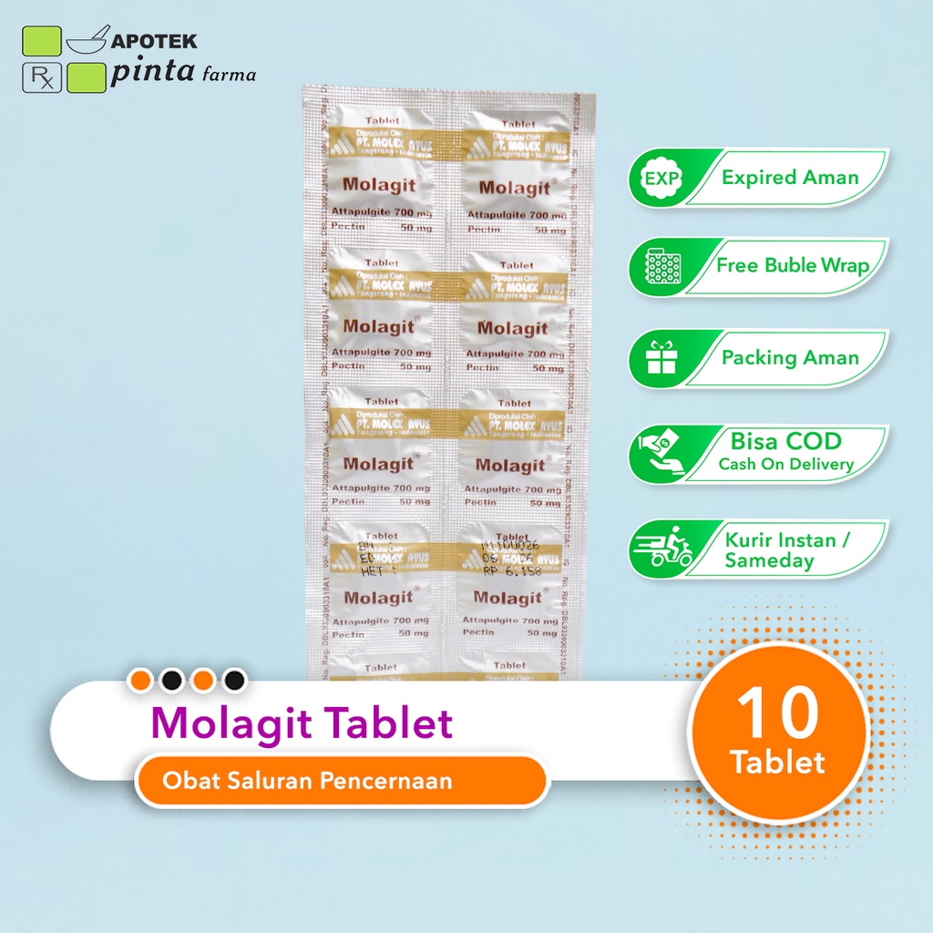Jual Molagit 10 Tablet | Shopee Indonesia