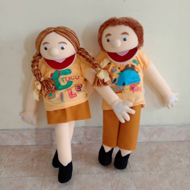 Jual Boneka Tangan Couple Puppet 75cm JYF154 | Shopee Indonesia