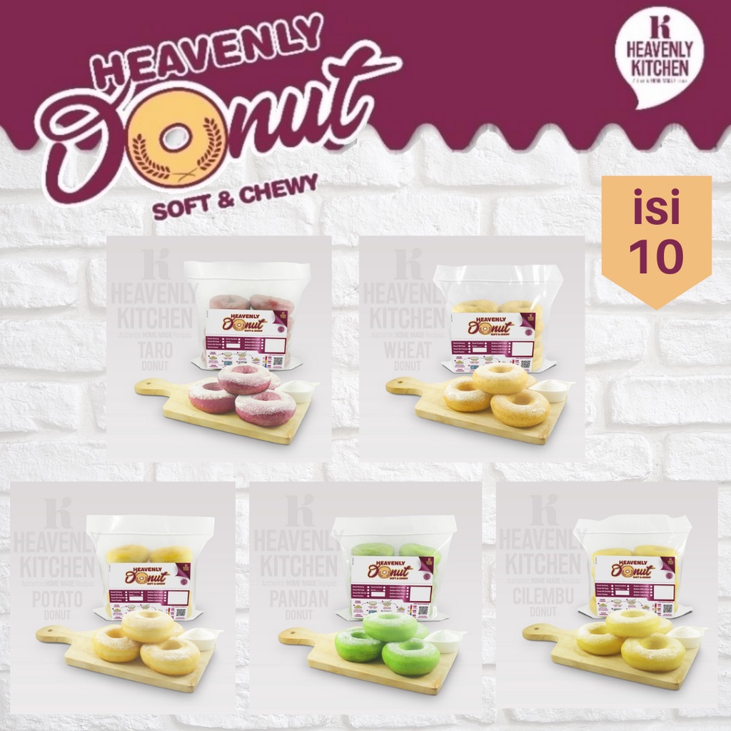 Jual Heavenly Kitchen Donut - Donut Gandum, Donut Kentang, Donut Taro ...