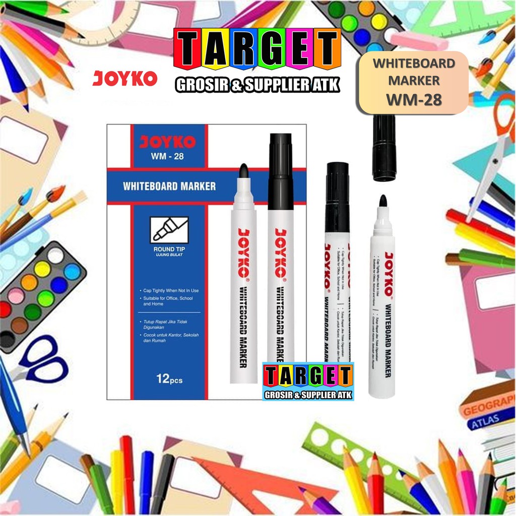 Jual SPIDOL WHITEBOARD / PERMANENT MARKER PAPAN PUTIH SETARA SNOWMAN ...