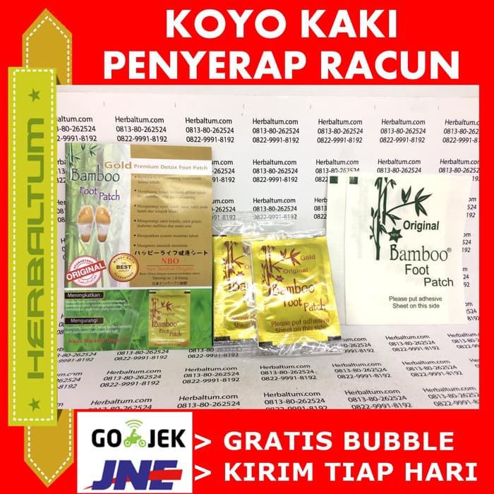 Jual Koyo Kaki Bamboo Gold Premium Original Serap racun ...