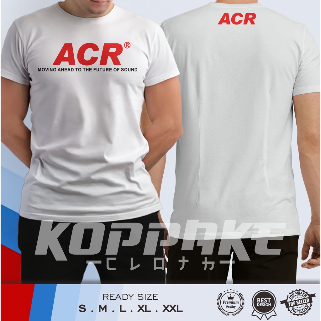 Jual Kaos Audio ACR Logo Operator Sound System Baju Musik | Shopee ...