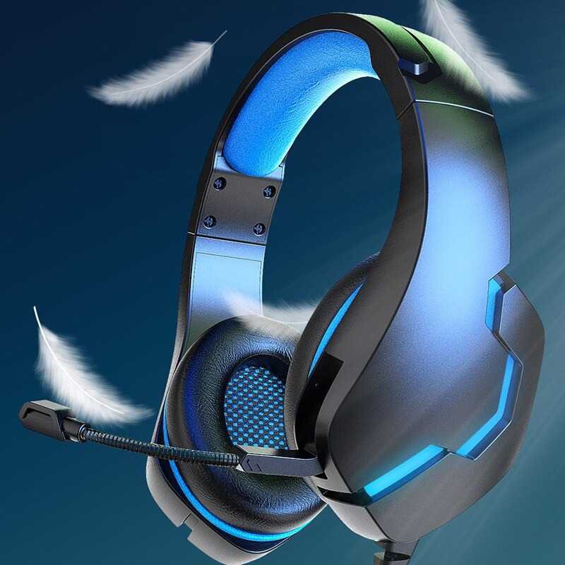 Jual Gaming Headphone Headset Super Bass RGB LED with Mic | Shopee ...