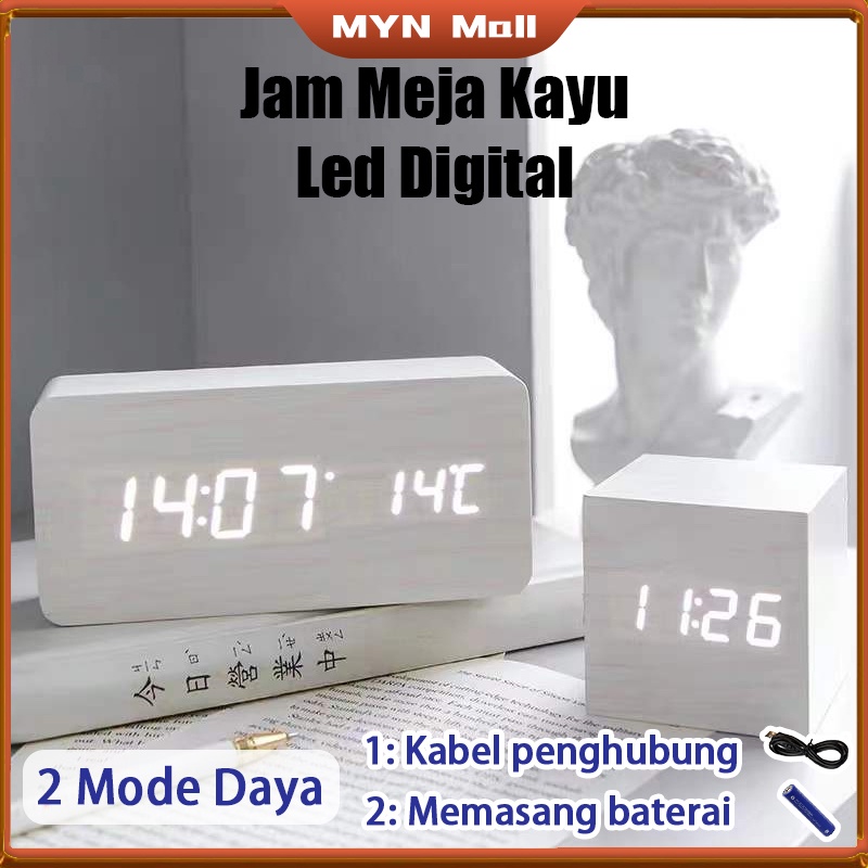 Jual MYN Mall Jam Kayu / Jam Meja Kayu Digital Led / Digital Jam Led ... Jual MYN Mall Jam Kayu / Jam Meja Kayu Digital Led / Digital Jam Led ...