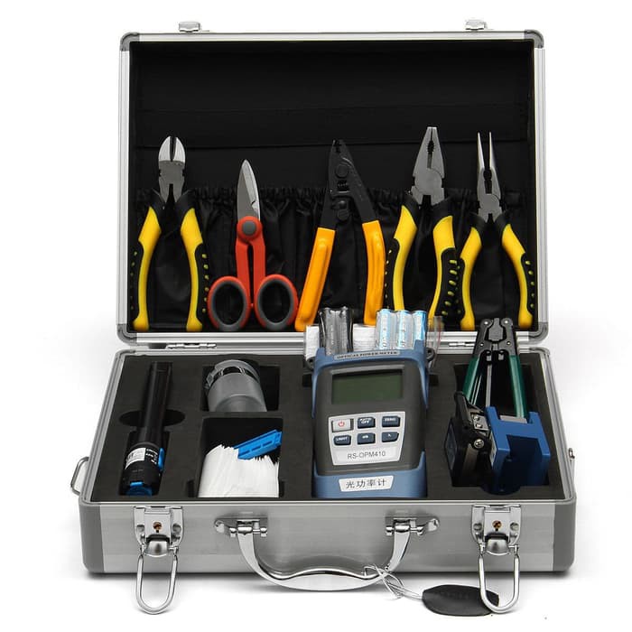 Jual FTTH/CATV Tool Kit FO Complete Set Fiber Optic/Optik Lengkap ...