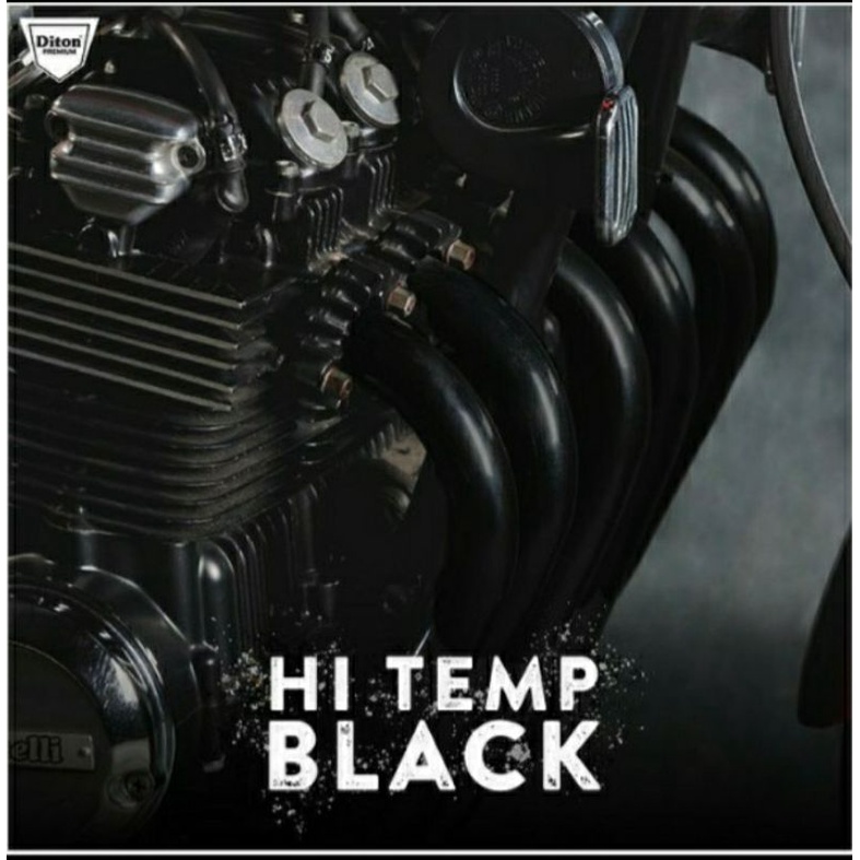 Jual CAT SEMPROT DITON HI-TEMP BLACK / CAT KNALPOT/ PYLOX / PILOK ...