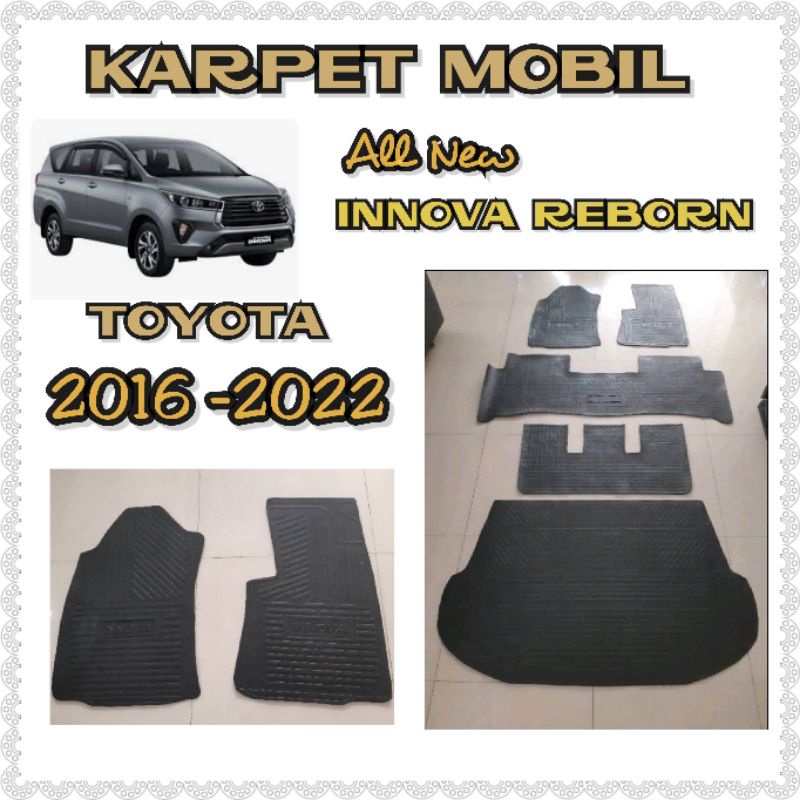 Jual karpet karet mobil toyota innova/ all new innova / all new inova ...