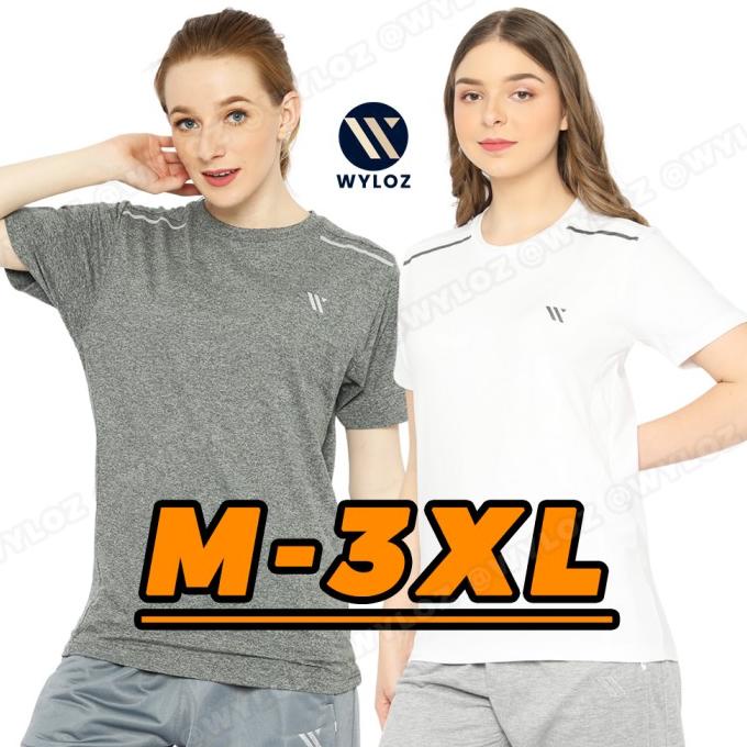 Jual Baju Kaos Olahraga Jumbo Big Size Gym Senam Yoga Cewek Wanita ...