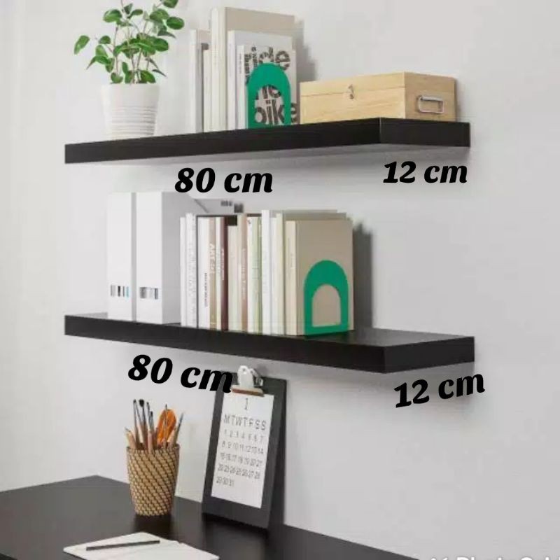 Jual ambalan dinding 80 x 12 x 2 (2 pcs) | Shopee Indonesia