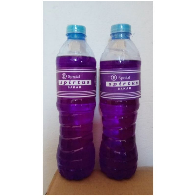 Jual Spirtus Bahan Bakar Bunsen / Spirtus Botol ±500mL / Spirtus Ungu ...