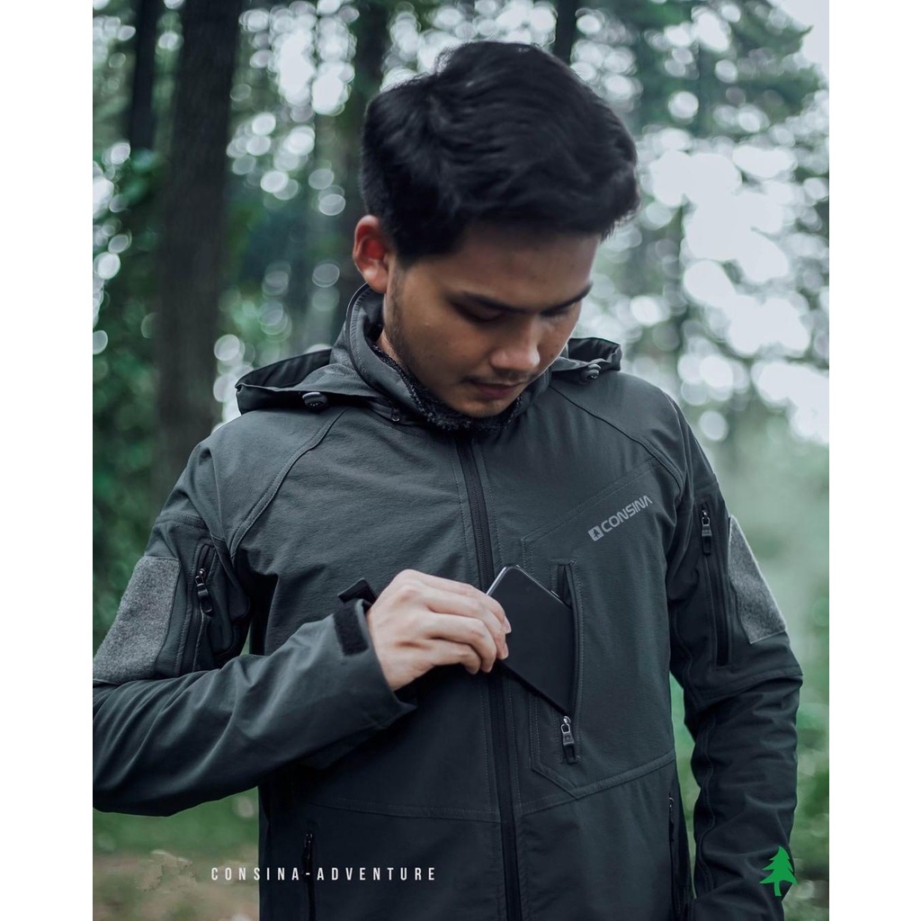 Jual Jaket Consina Vernal Softshell Jacket Traveller | Shopee Indonesia