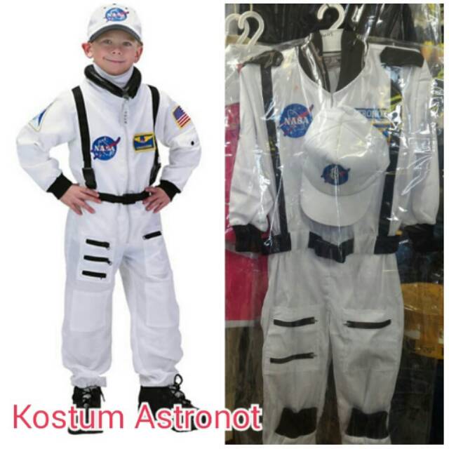 Jual BAJU ASTRONOT ANAK - KOSTUM KARNAVAL / PROFESI ANAK ASTRONOT NASA ...