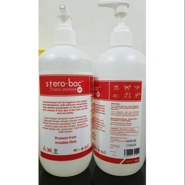 Jual Sterobac Hand Sterilizer 500ml | Shopee Indonesia