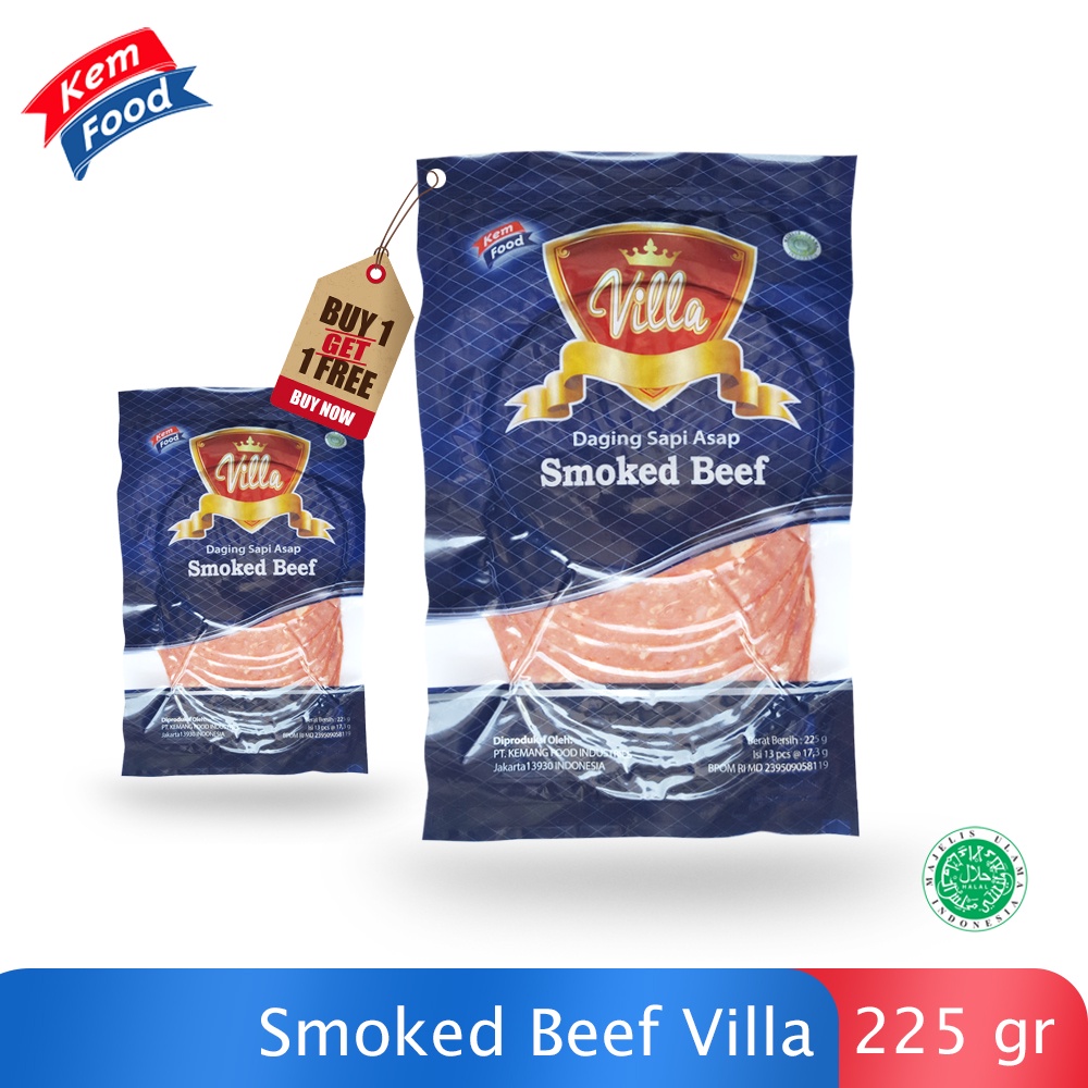 Jual Villa Smoked Beef - Daging Sapi Asap Premium 225gr (Buy 1 Get 1 ...