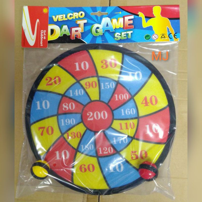 Jual Mainan anak dart game set berbahan velcro target kantong | Shopee ...