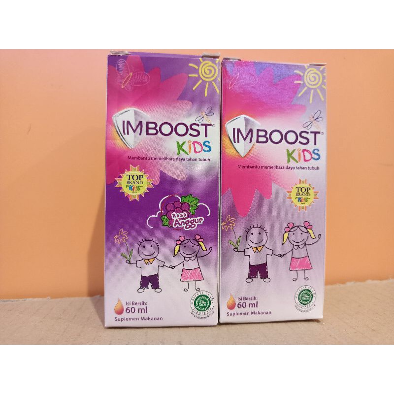 Jual imboost kids Syrup 60ml rasa anggur dan original | Shopee Indonesia